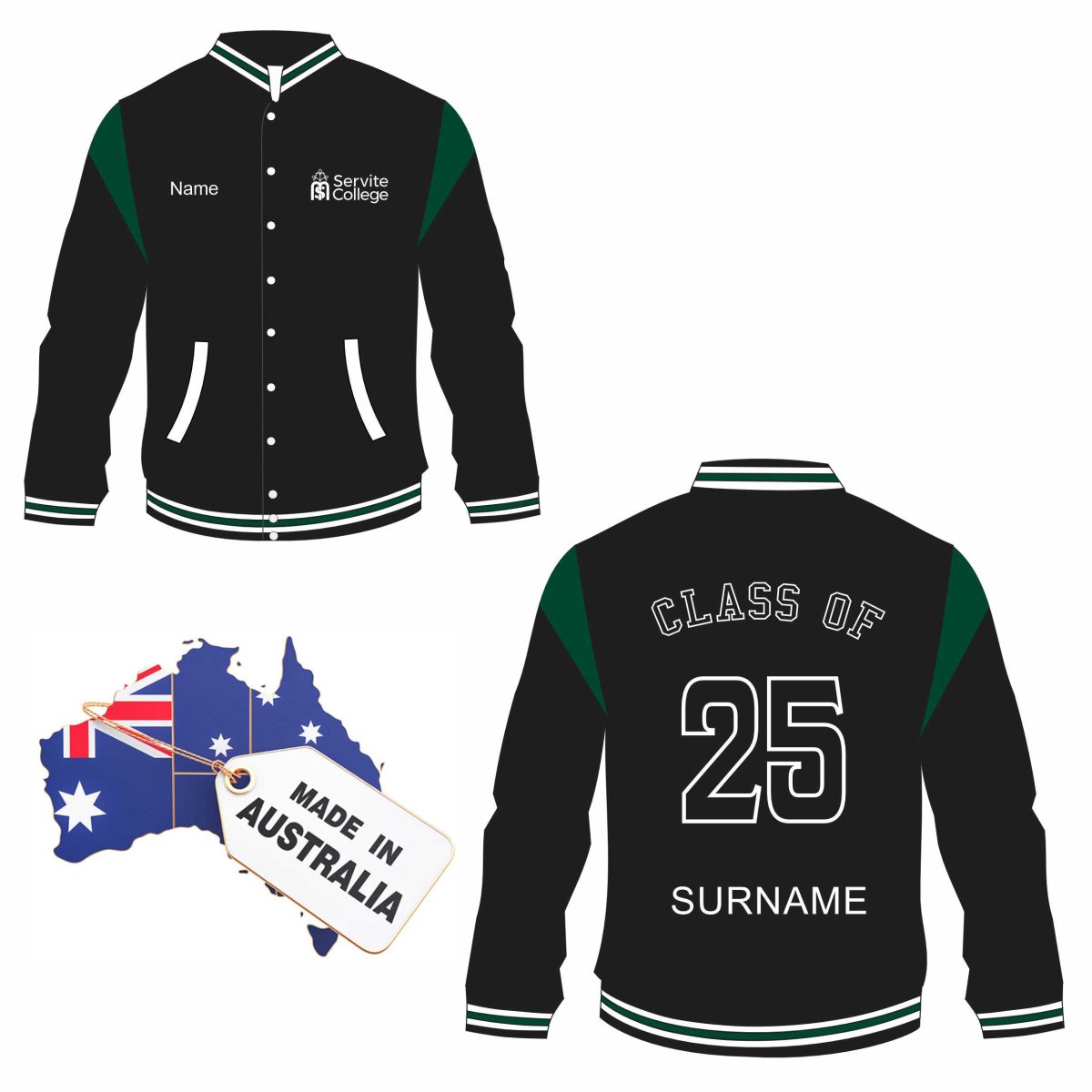 Leavers Jacket Perth Year 12 School Jackets Perth Varsity Jacket